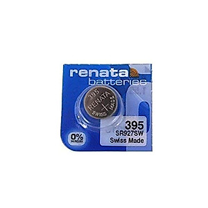 Renata Batteries 395 Button Cell Watch Battery, 5 Pcs