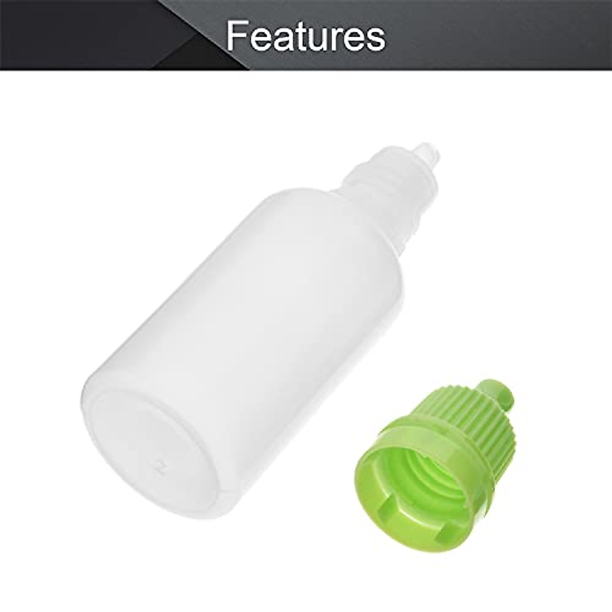 Othmro 10Pcs 0.7oz PE Plastic Bottles Lab Eye Dropper Bottles 20ml Squeezable Eye Liquid Dropper Bottles Small Mouth Drop Bottles Liquid Sample Seal Storage Bottles with Green Cap for Travel Kitchen
