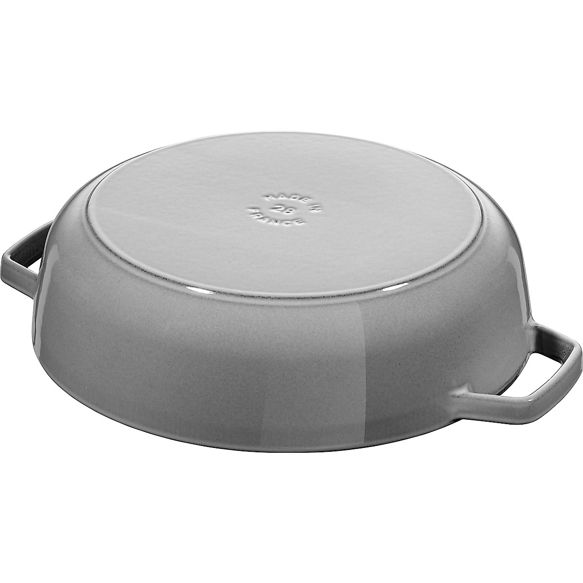 Staub 12612418 – Bräter Chistera 24 cm grau induktionsgeeignet 40511 – 471 – 0 (H. Nr.)