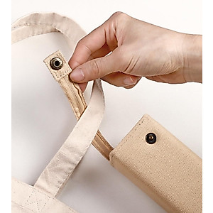 JHTPSLR Light Academia Aesthetic Pencil Pouch Small Canvas Pencil Pouch Preppy Pencil Pouch Solid Square Pencil Case Pen Bag Stationery Storage and Organizer Supplies (Beige)