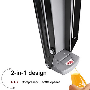 Benfu 12-Ounce and 16-Ounce Can Crushers, Wall-Mounted Crushers, Upgraded Handles, Environmentally Friendly Recycling Tools for Recycling Soda and Beer Cans, Etc. (gray)
