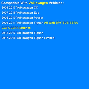 Gas Cap, Fuel Tank Cap Replace 3C8-201-550-E, 3C8201550E, 3C0-201-550-N, 3C0201550N Compatible with Volkswagen - 2006-2010 VW Passat, 2009-2017 VW CC, 2007-2016 VW Eos, 2009-2017 VW Tiguan, More