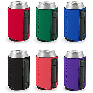 Blank Magnetic Can Coolie (6 Pack, Various)