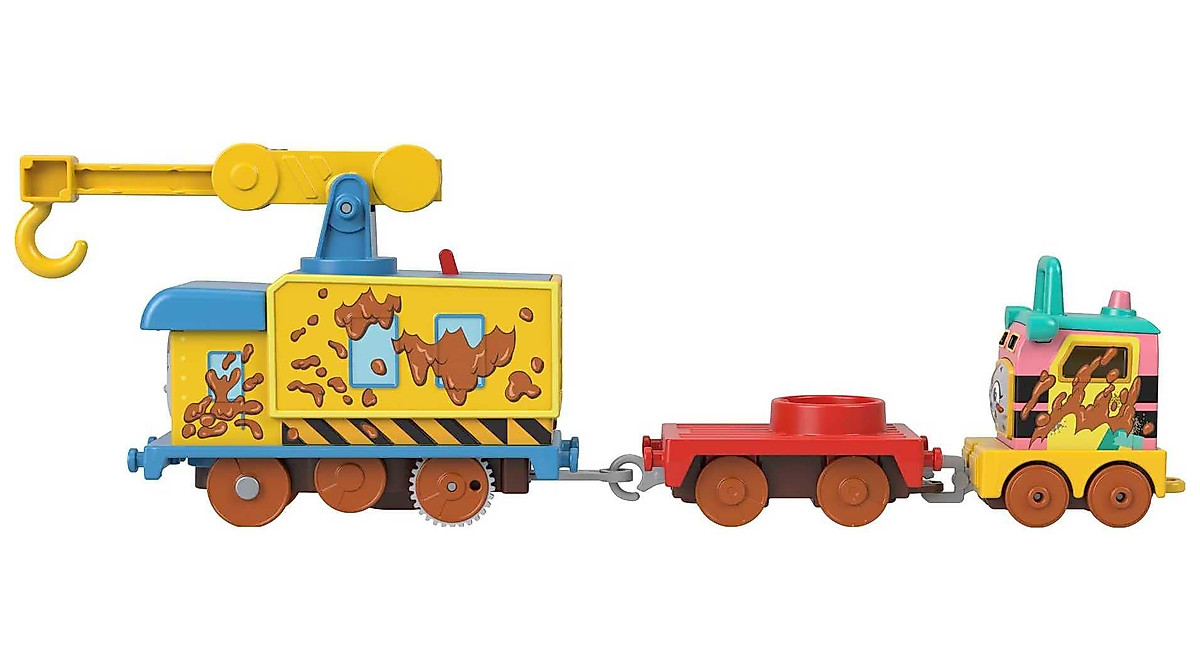 Thomas & Friends Motorized Toy Set with Carly & Sandy for Preschool Kids