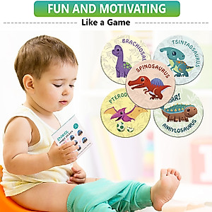 10 PCS Potty Training Stickers Reusable - Toilet Targets for Potty Training Boys & Girls Toddlers Kids Magic Potty Targets Color Changing Potty Training Urinal Bullseye Toilet Reusable Pee Aim Target