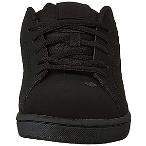 DC mens Net Skate Shoe, Black/Black/Black, 9 US