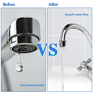 5 PCS Faucet Aerator Key Removal Wrench Tool Replacement Cache Aerators Removal Tool with 5 Sizes M16.5, M18.5, M21.5, M22.5, M24, Faucet Aerator Removal Tool for Bathroom Kitchen Sink