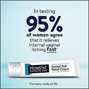 Monistat Instant Itch Relief Cream for Women, Maximum Strength Feminine Itch Care, 1 oz