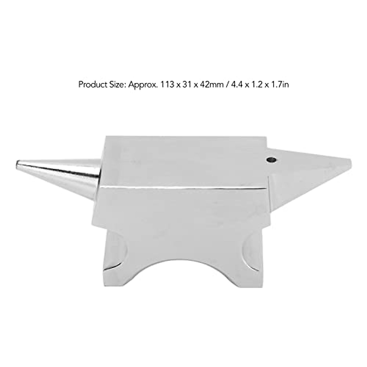 YEmirth Double Ended Horn Anvil Stainless Steel Metal Forging Platform for DIY Jewelry Processing