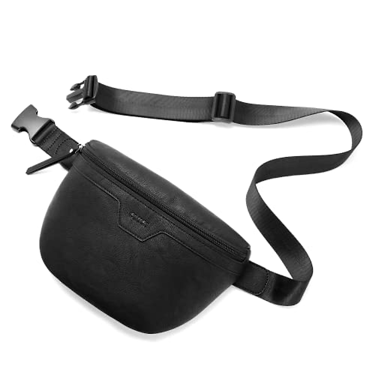 CLUCI Fanny Pack for Women Men Fashion Belt Bag Vegan Leather Waist Bag Crossbody with Adjustable Strap