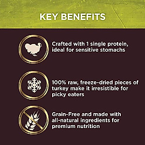 Wellness CORE Natural Grain Free Dry Dog Food, Wild Game (26-Pound Bag) CORE Natural Bowl Boosters Bare Dog Food Mixer or Topper, Freeze Dried Turkey (4 oz)