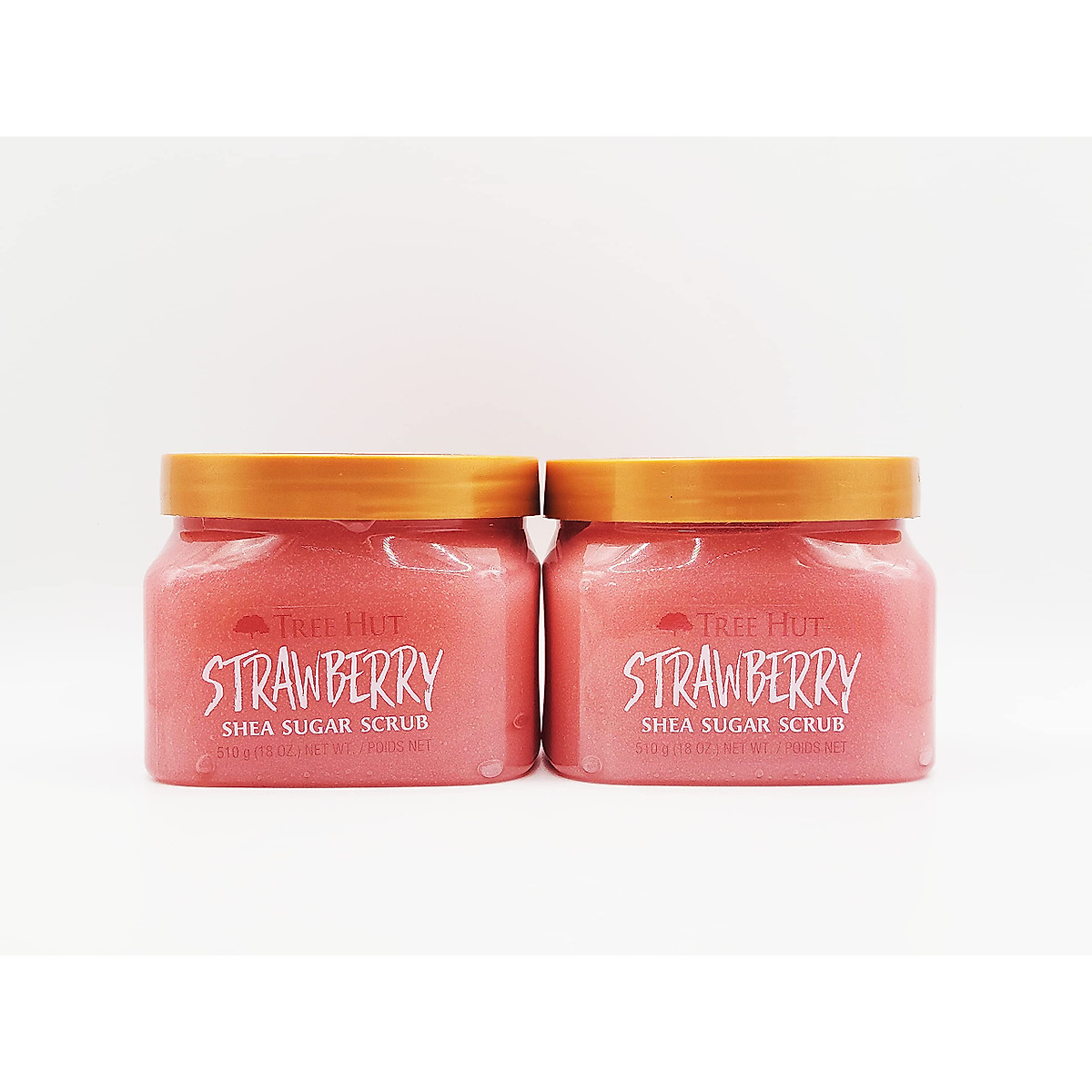 Tree Hut Strawberry Shea Sugar Scrub, 18 oz (SET OF 2)