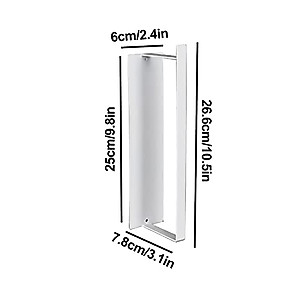 MISNODE Hanger Storage Rock Meral Iron Hanger Organizer 2x3x11 inches Steel Laundry Room Organization Metal Wall Mounted Hanger Laundry Organizer for Laundry Room