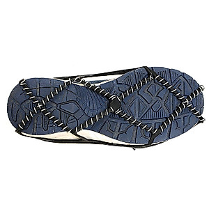 JMsDream Universal Crampons Anti Slip Ice Cleats Shoe Boot Grips for Walking on Snow and Ice Mountain Climbing Hiking Rainy Days for Adults