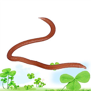 Worm Fishing Lure, Soft Fish Bait Tackle Rig Grub Hook for Bass Trout Fishing Plastic Worms For Bass Fishing Bass