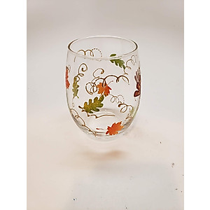 Thanksgiving Turkey Wine Glass Great addition to your fall decor