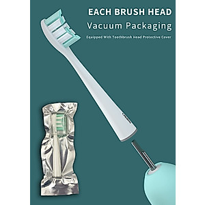 CRKIOB Electric Toothbrush for Adults Ultrasonic Rechargeable Power Toothbrushes One Charge for 180 Days Use with 2 Brush Heads and Holder Electric Toothbrushes (Green)