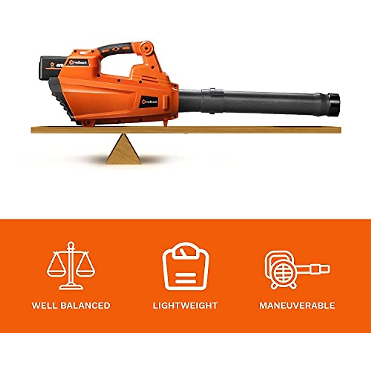 Redback Flex Series 40V Cordless Leaf Blower Kit with 4Ah Battery and Charger Brushless Motor E435CKIT4A