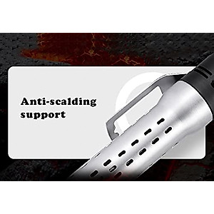 Charcoal Lighter, Portable Electric Charcoal Starter, Fire Starter for BBQ Grill Campfires Wood Stove Fireplace Pizza Oven, Push Button Switch, No Need to Press the Switch for a Long Time(Color:Black)