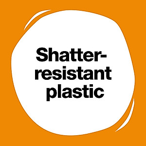 Fiskars 12-95400J Back to School Supplies, Protractor Swing Arm Clear, Color Received May Vary