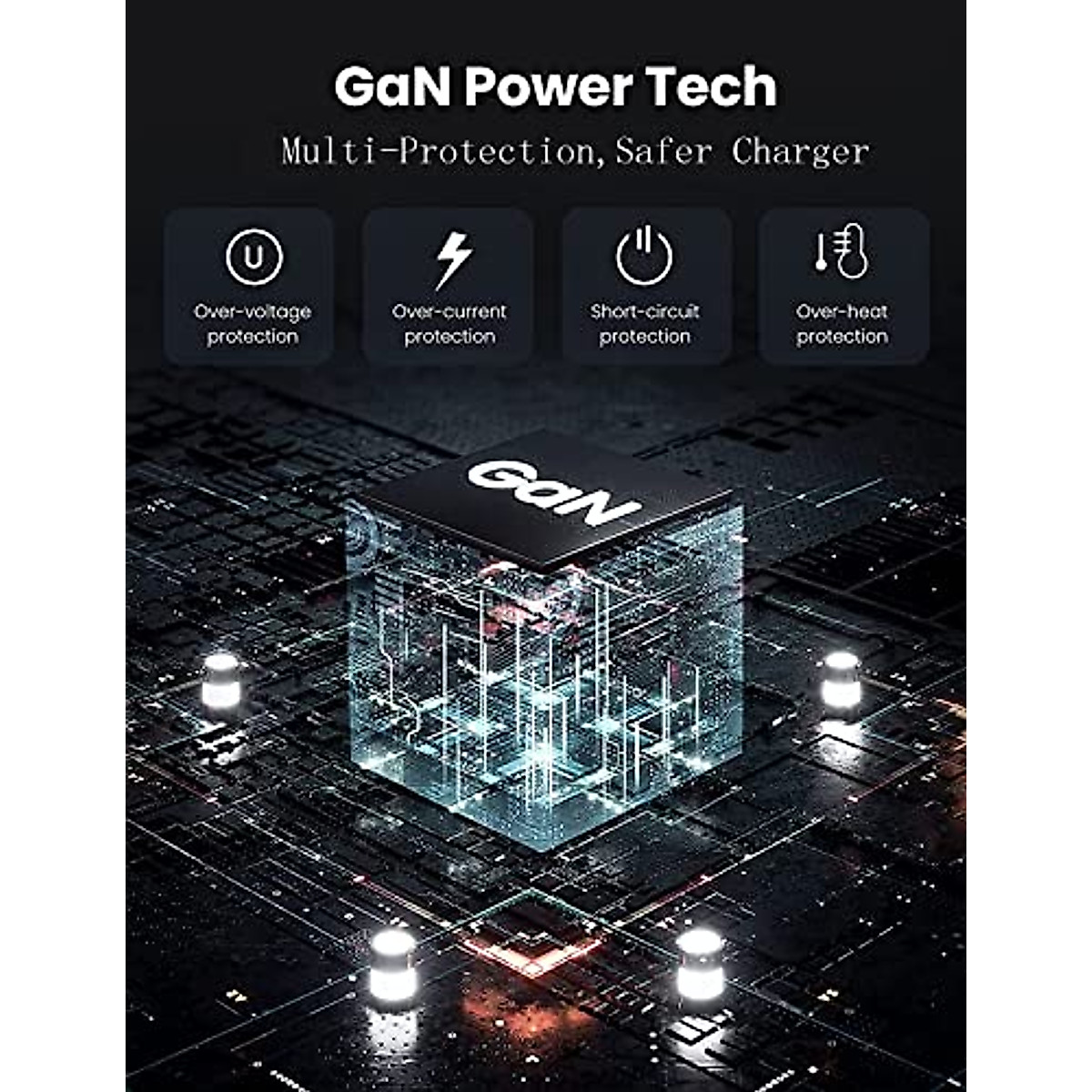 USB Wall Charger, Aioneus 40W 4-Port Fast Charger Block, Multiport USB Cube Power Adapter Wall Charger Plug Charging Block for iPhone 14 13 12 11 Pro Max XR Xs Max 8 7 6,Samsung,LG,Moto,Android Phones