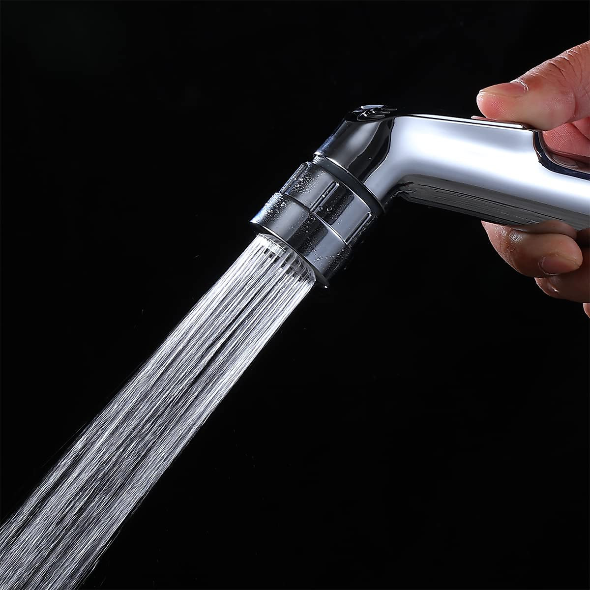 Ownace Bathroom Toilet Bidet Sprayer Set with Hot and Cold Mixing Valve Strong Water Chrome