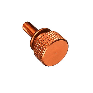 uxcell Computer PC Case M4x10mm Shoulder Type Knurled Thumb Screw Orange 10pcs