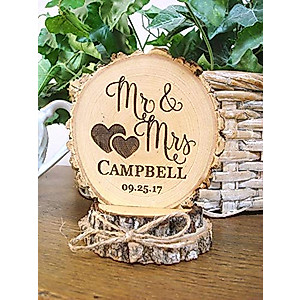 Mr & Mrs Wedding Cake Topper