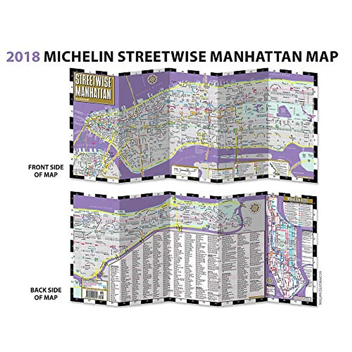 Streetwise Manhattan Map - Laminated City Center Street Map of Manhattan, New York (Michelin Streetwise Maps)