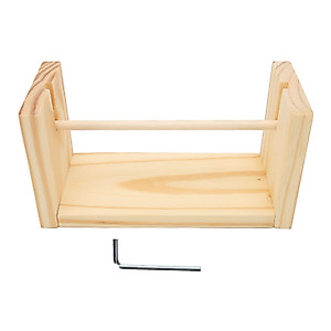 Crochet Yarn Holder,Yarn Dispenser Yarn Ball Holder Wool Yarn Spindle Yarn Spindle Feeder Wooden Yarn Holder Wool Ball Holder for Crochet and Knitting