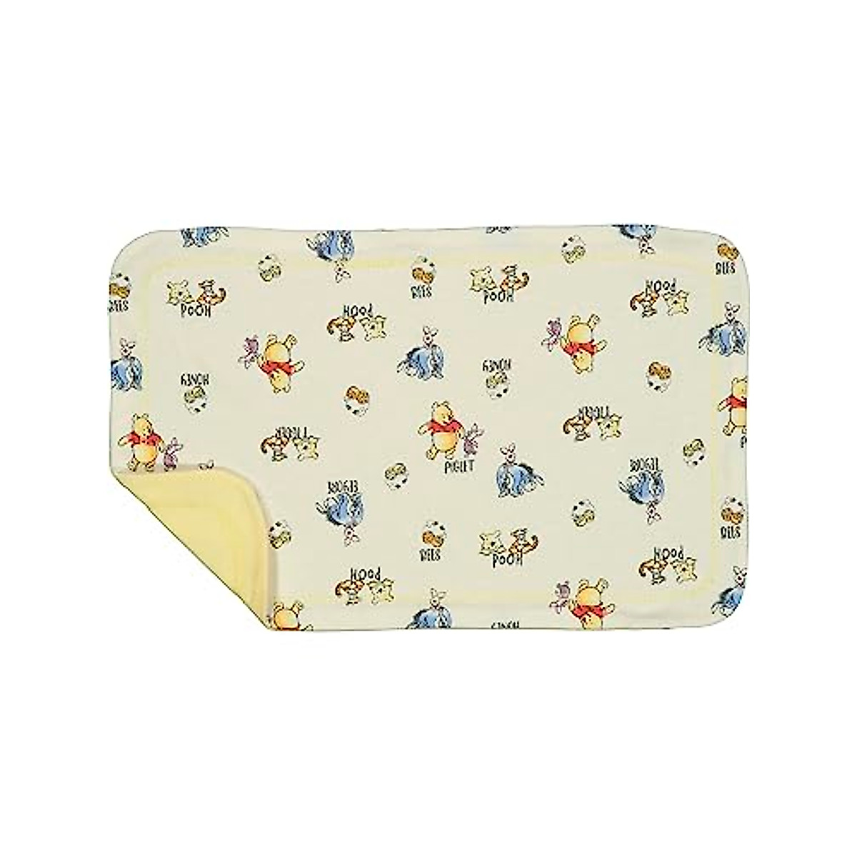 Disney Winnie the Pooh Sleep N' Play Bib Blanket and Burp Cloth 4 Piece Set 0-6 Months