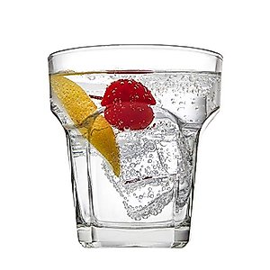 Godinger Old Fashioned Glasses, Beverage Cups, Italian Made - 9oz, Set of 4