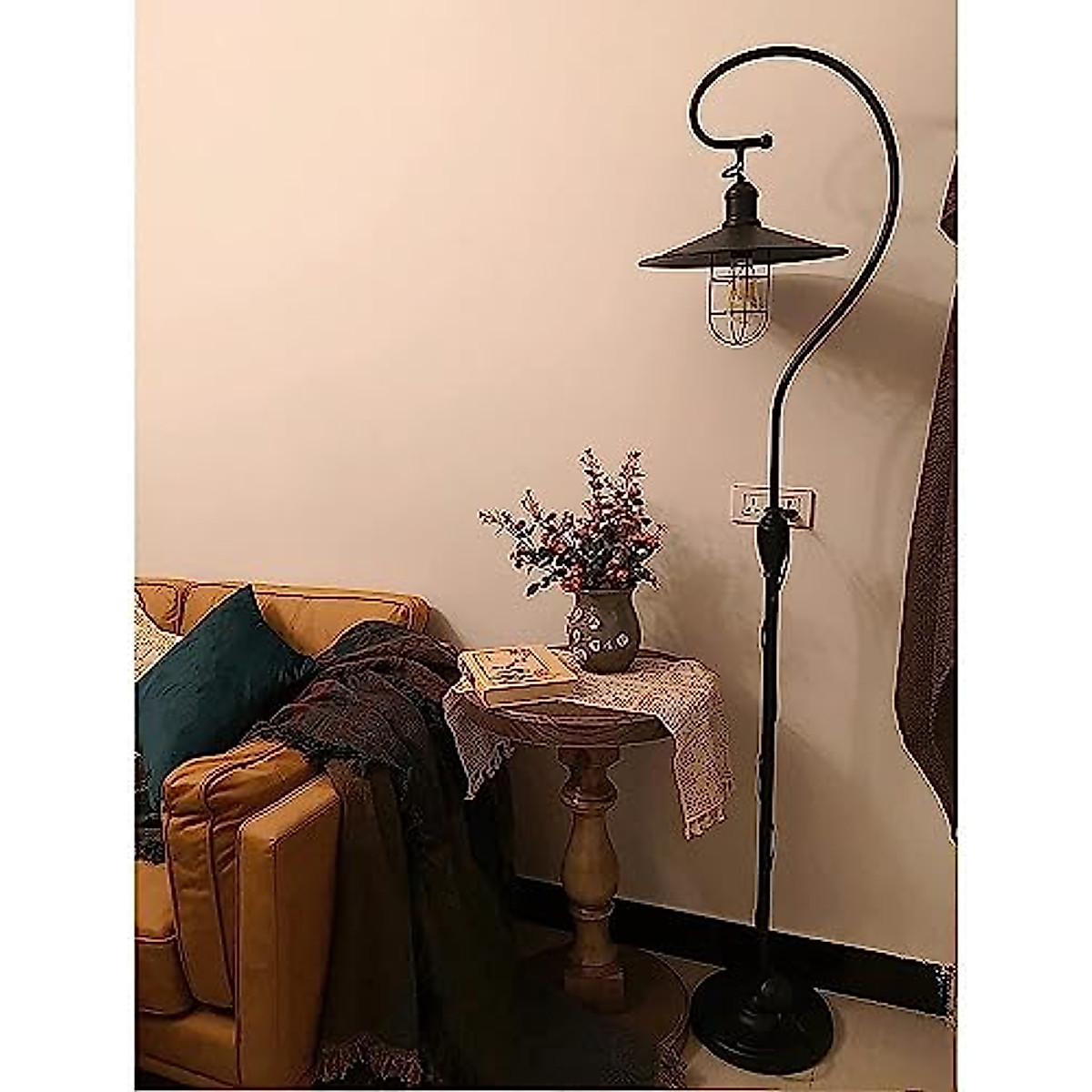 ANIIC Floor Lamps for Living Room Modern Industrial Floor Lamp for Living Rooms Bedroom Rustic Reading Standing Lamp Standing Indoor Pole Lamp Standing Lamp