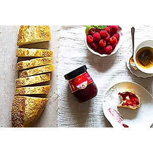 Tuscanini Premium Italian Raspberry Preserves, 11.64 oz Jar, Spreadable Fruit Jam, No High Fructose Corn Syrup, No Preservatives, Non GMO, Gluten Free