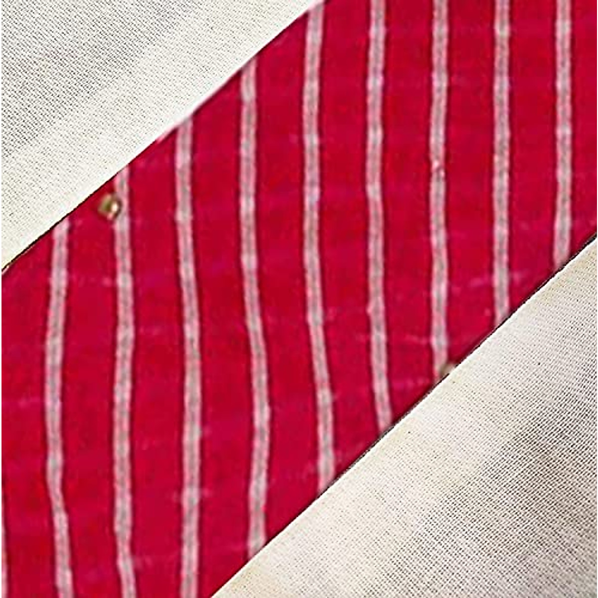 atorakushon 100% Cotton Hanging Saree Covers Clothes Storage Bag 26 x 18 Inches Bigs size Cloth Wardrobe Organizer for Storage Garment Set of 9 Off white