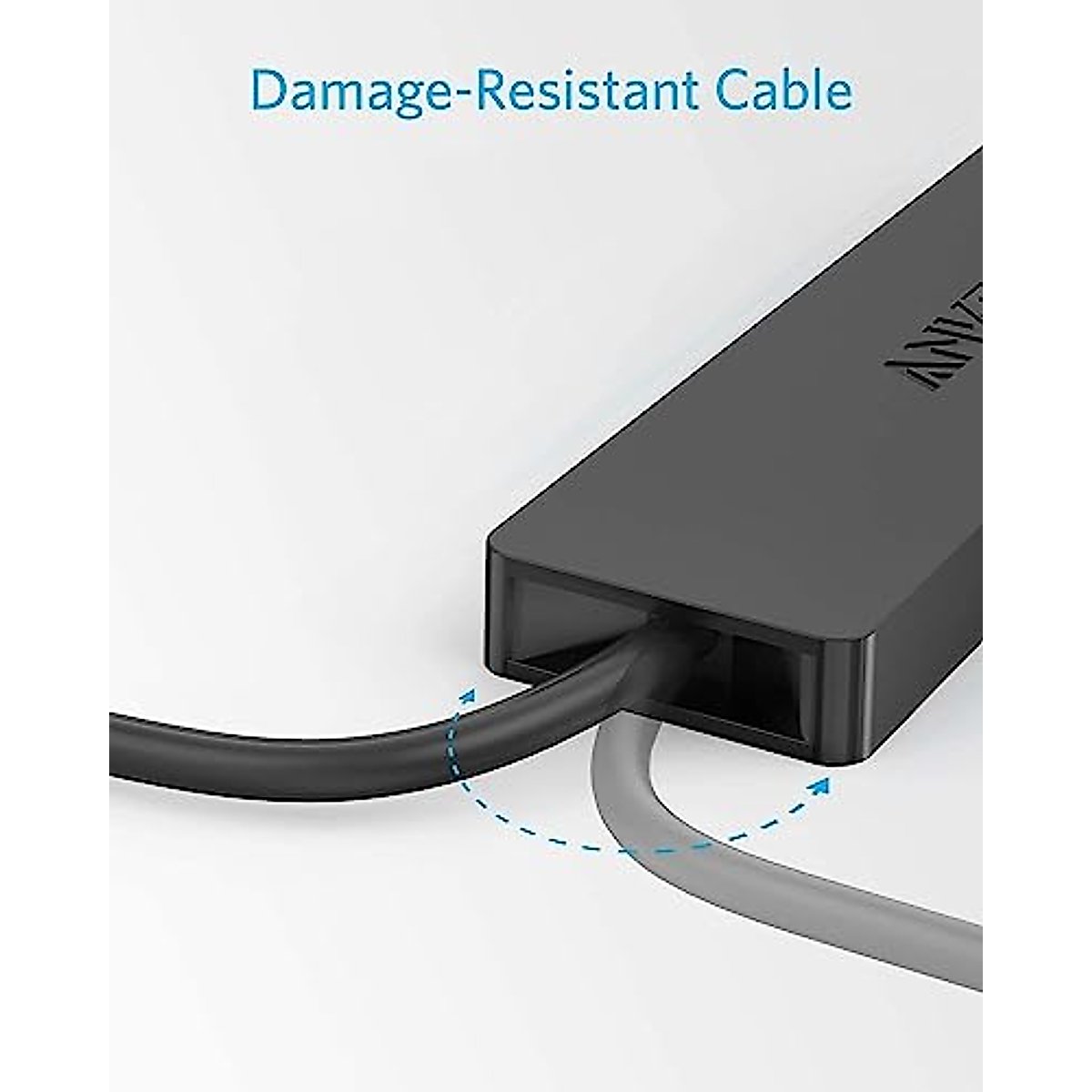 Anker USB Hub 4-Port USB 3.0 Hub,USB Splitter with 5Gbps Data Transfer, Ultra-Slim Data USB Hub [Charging Not Supported], USB Extender for MacBook, iMac, Surface, Mobile HDD, and More (USB-A, 2 ft)