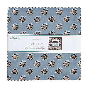 Jane Austen's House Sense and Sensibility 10" Stacker 42 10-inch Squares Riley Blake 10-12820-42