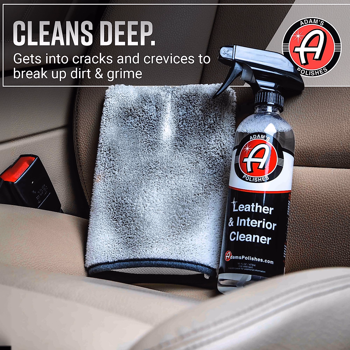 Adam's Polishes Leather & Interior Cleaner, 16oz