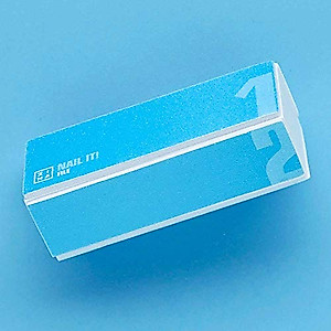 3INA Nail It File - Flawless Nail Care In 4 Steps - Files And Shortens, Shapes, Smooths And Shines - Gently Shapes Nail Tips - Suitable For Use On Natural Or Artificial Nails - Four-Sided Block - 1 Pc