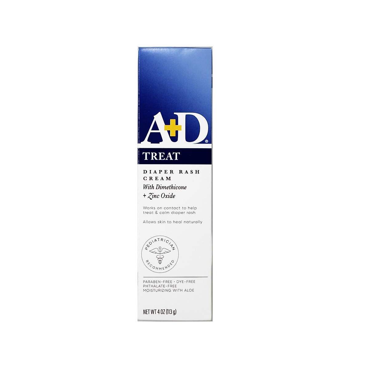 A+D Diaper Rash Cream, Dimethicone Zinc Oxide Cream, 4 oz (113 g) (Pack of 1) Size: Pack of 1, Model:, Baby & Child Shop