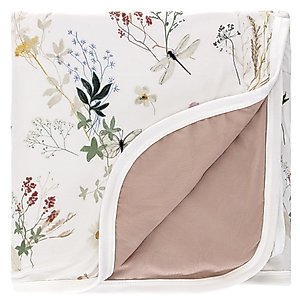 Pobi Baby Premium Baby Blanket, Soft Stretchy Quilt for Babies, Toddlers, Kids (Wildflower)