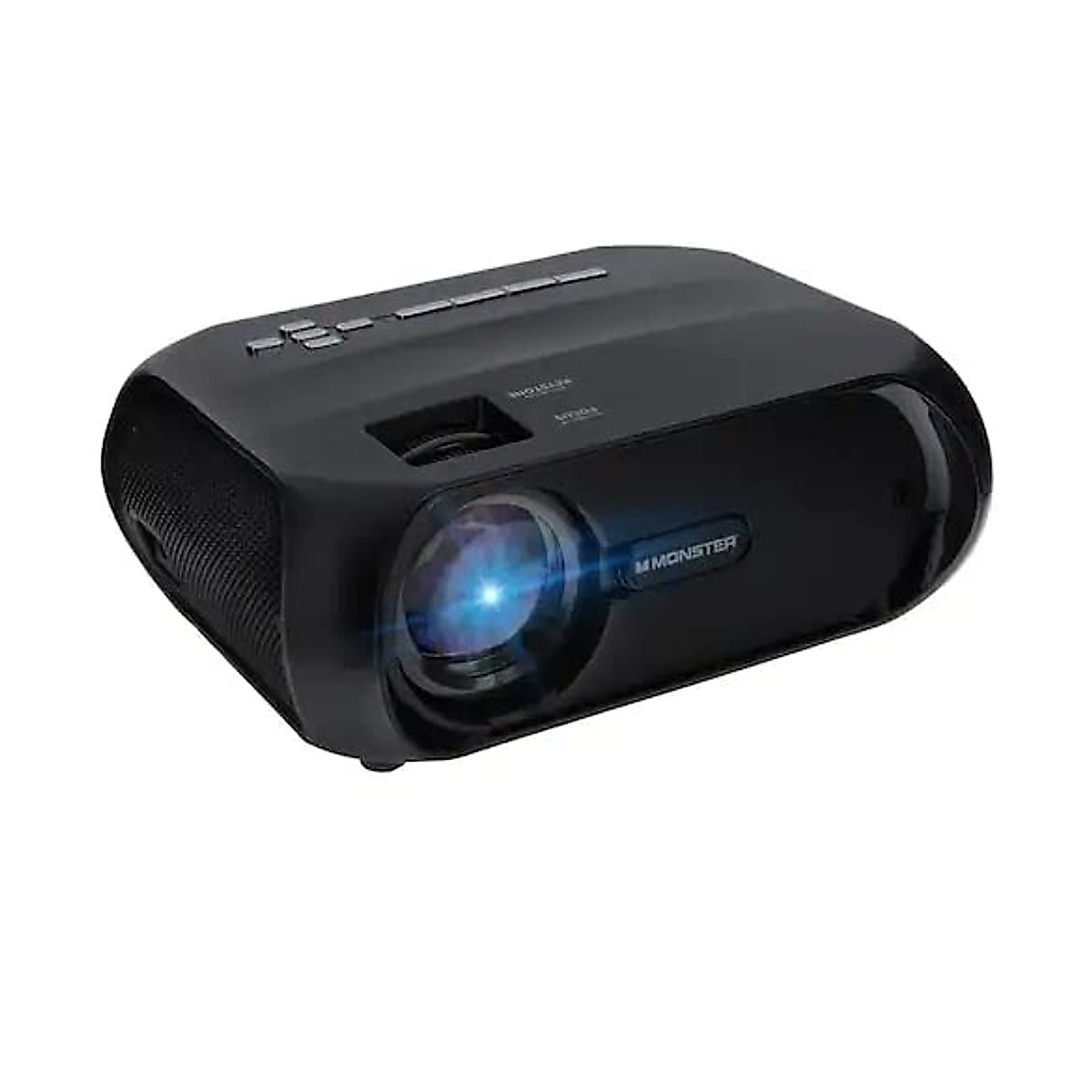 Monster Image Pro 720 HD Extra-Bright LCD Projector, 2000 Lumens, Projects Up to 16ft, Max Resolution: 1080 HD, Universal Image/Audio/Video Support, AV/USB/HDMI/SD Input