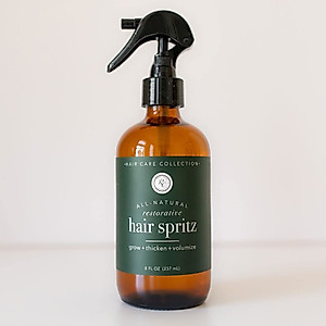 Rowe Casa Organics Hair Growth Spray, Hair Texturizer and Regrowth, Mens Hair Restoration, Rosemary, Cedarwood, Lavender Essential Oil, 8 oz