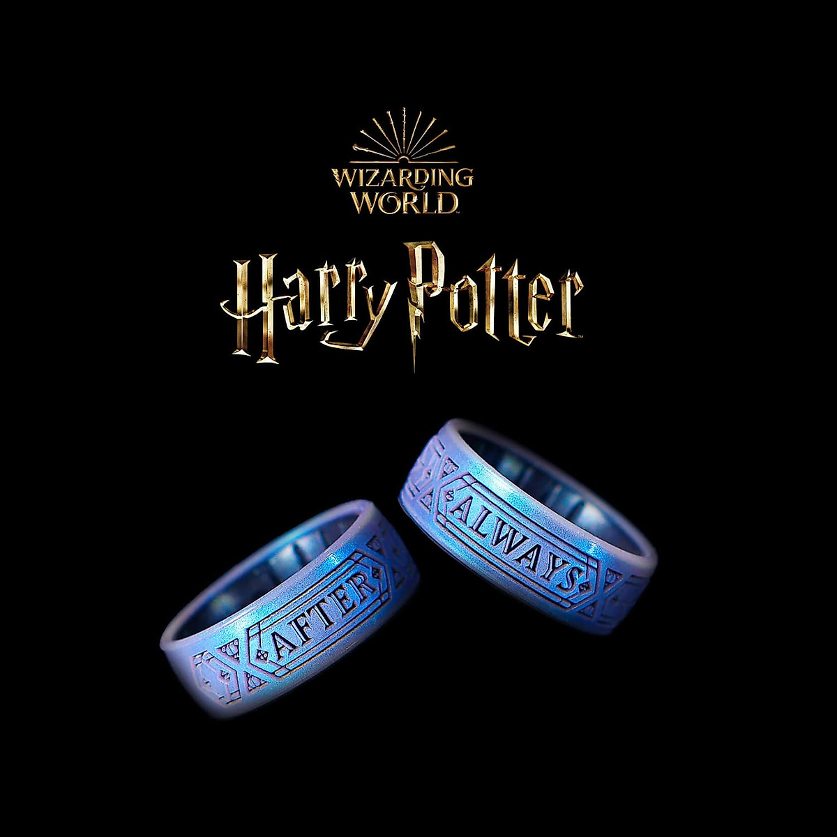 Enso Rings Harry Potter Wizarding World Collection - Comfortable Silicone Rings - Always - Size 7