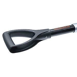 Black & Decker BD1515 D-Handle Mini Garden Shovel, 26 in, Black