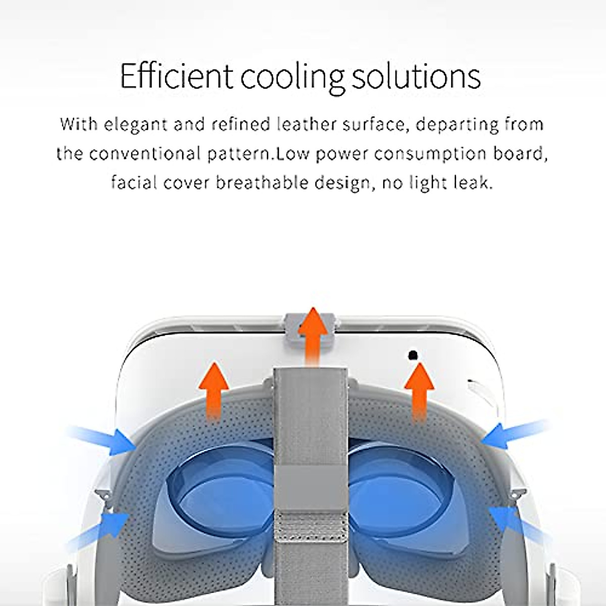 Virtual Reality Headset for Phones VR Headset with Remote Control 3D Glasses for Movies & Games Bluetooth VR Glasses with Wireless Headset for iPhone/ Samsung Compatible for iOS / Android (White)