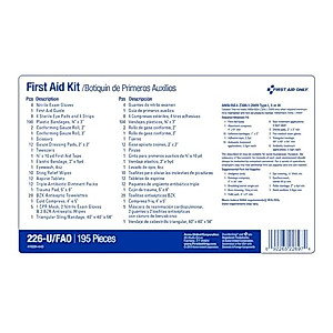 First Aid Only Bulk First Aid Kit, Metal Case