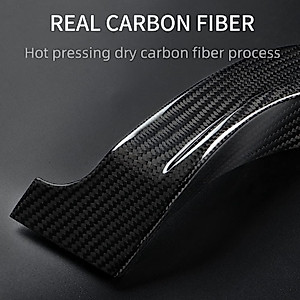 JSWAN Real Carbon Fiber Tail Throat Upper Trim Cover Fit for Toyota Supra GR A90 A91 MK5 Exhaust Muffler Tail Pipe Upper Trim Cover Accessories