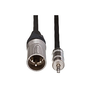 Hosa MMX-001.5 Camcorder Microphone Cable, Hosa 3.5 mm TRS to Neutrik XLR3M, 1.5 ft