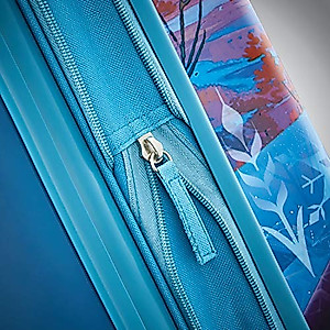 AMERICAN TOURISTER Disney Hardside Luggage with Spinner Wheels, Frozen, 2-Piece Set (18/20), Light Blue